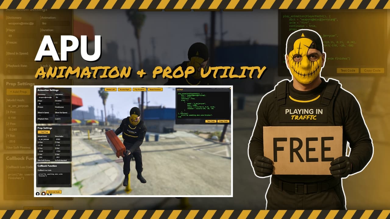 Animation & Prop Utility - FiveM Releases - Cfx.re Community