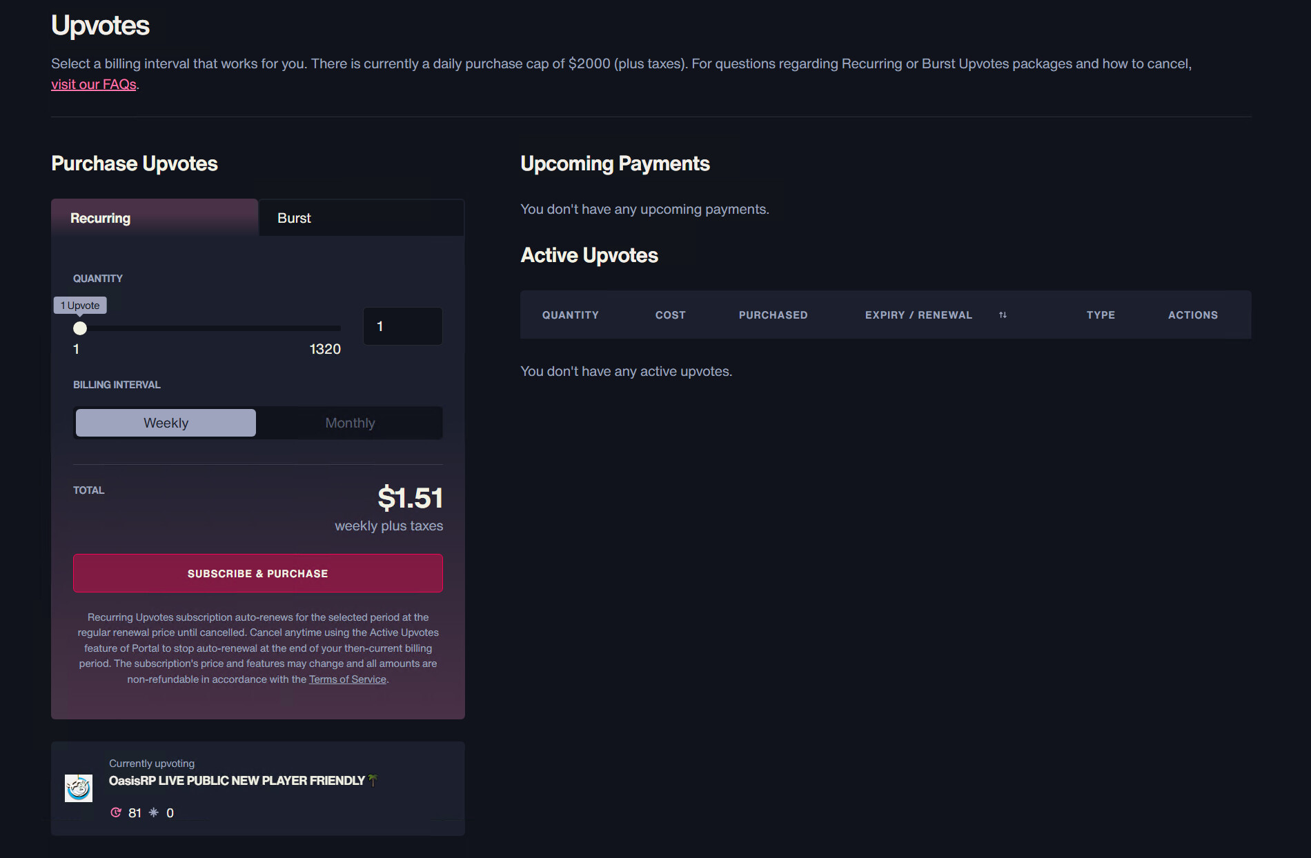 Upvote Concepts - FiveM Discussion - Cfx.re Community
