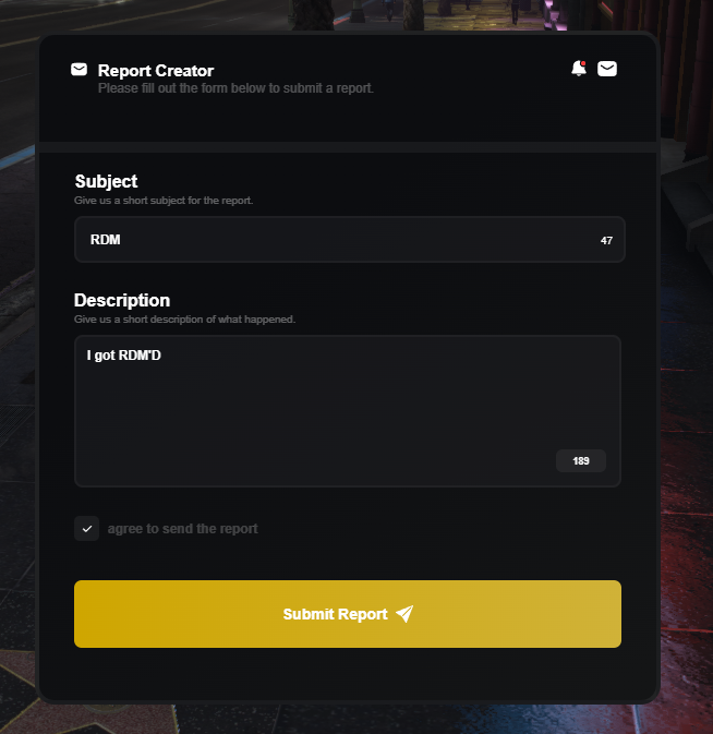 [Paid] Report System [ Standalone ] - FiveM Releases - Cfx.re Community