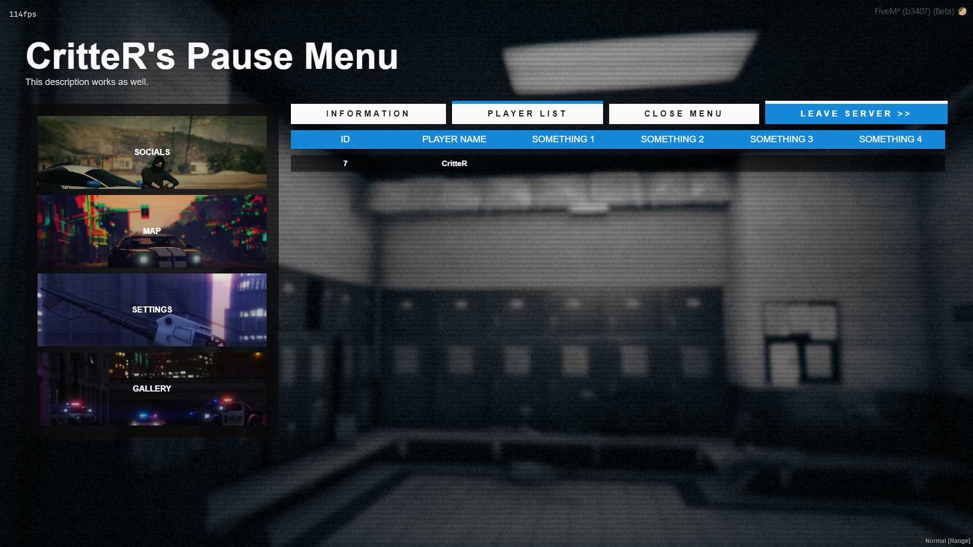 [FREE] CritteR's Vanilla-like NUI Pause Menu - FiveM Releases - Cfx.re ...