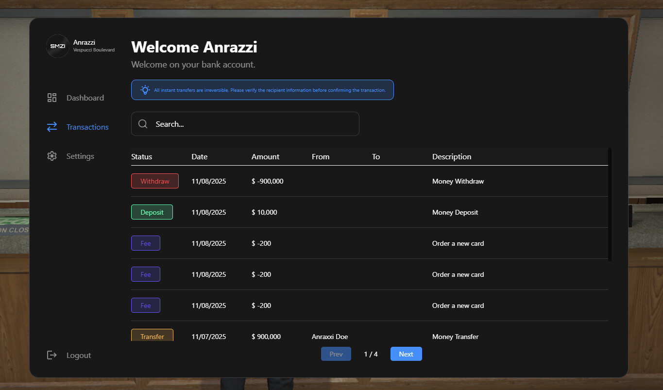Advanced Banking System - FiveM Releases - Cfx.re Community