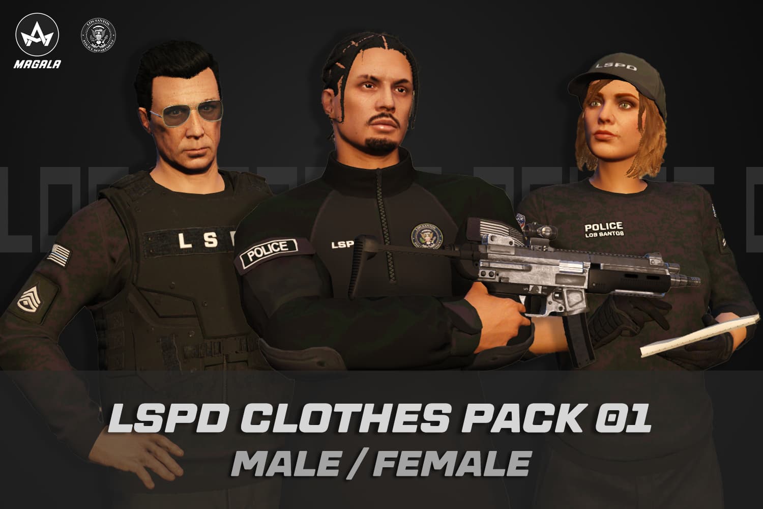LSPD - Clothes Pack - Male/Female - FiveM Releases - Cfx.re Community