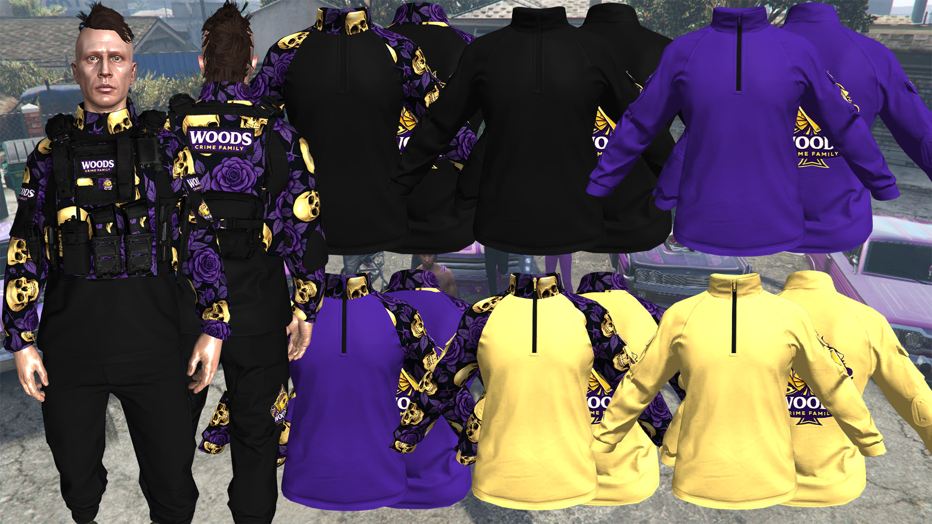 [PAID] Woods Crime Family StrikeTeam Uniform For Male and Female [On ...