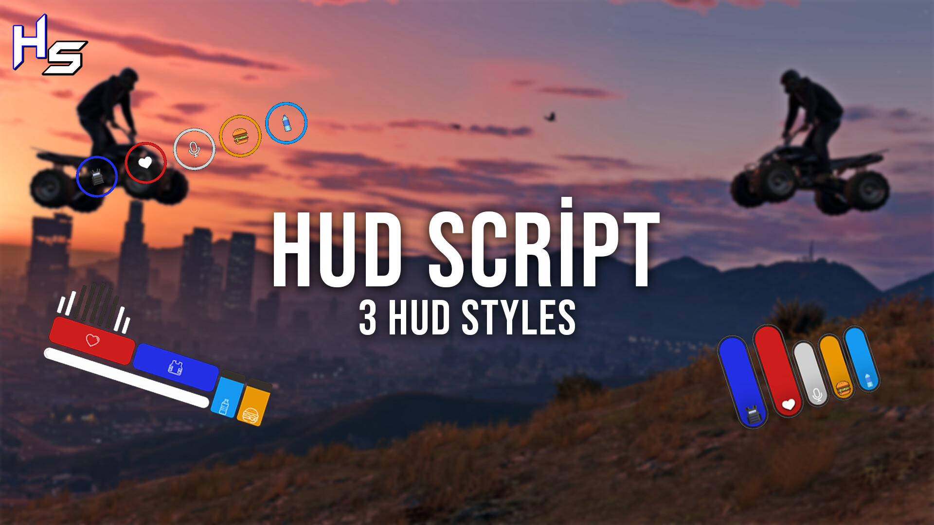 High Studio Hud V2 [ESX / QBOX / QBCore] - FiveM Releases - Cfx.re ...