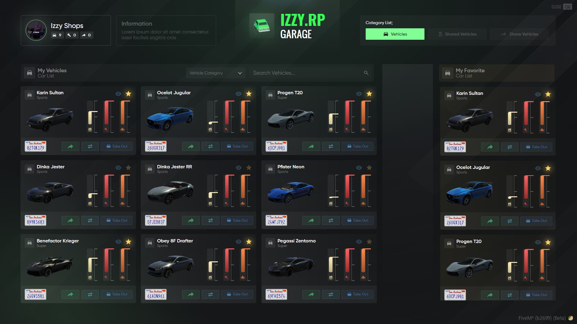 Advanced GARAGE [ESX / QB CORE] - FiveM Releases - Cfx.re Community