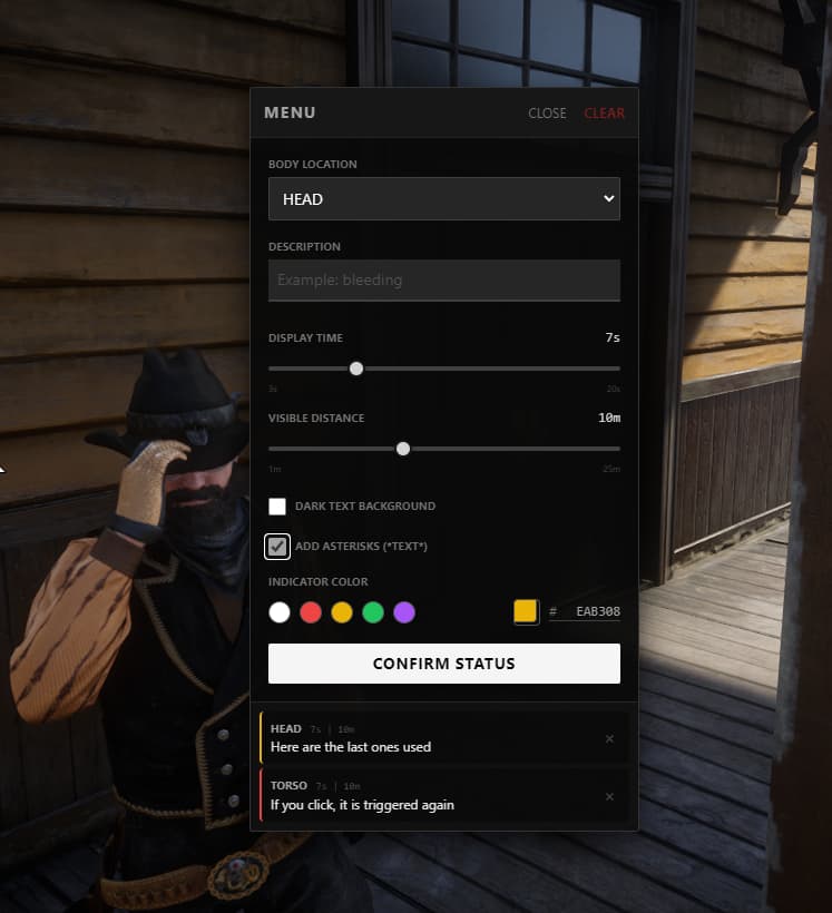 New /Me Menu - RedM Releases - Cfx.re Community