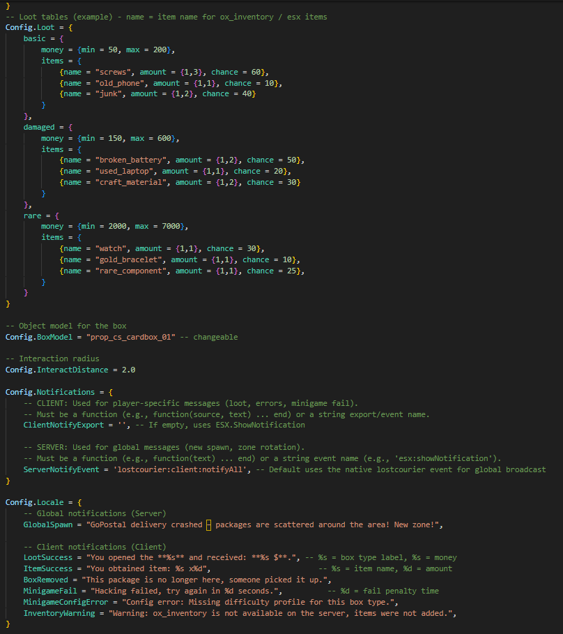 [ESX] LOST COURIER | Dynamic Package Hunting with Zone Rotation - FiveM Releases - Cfx.re Community