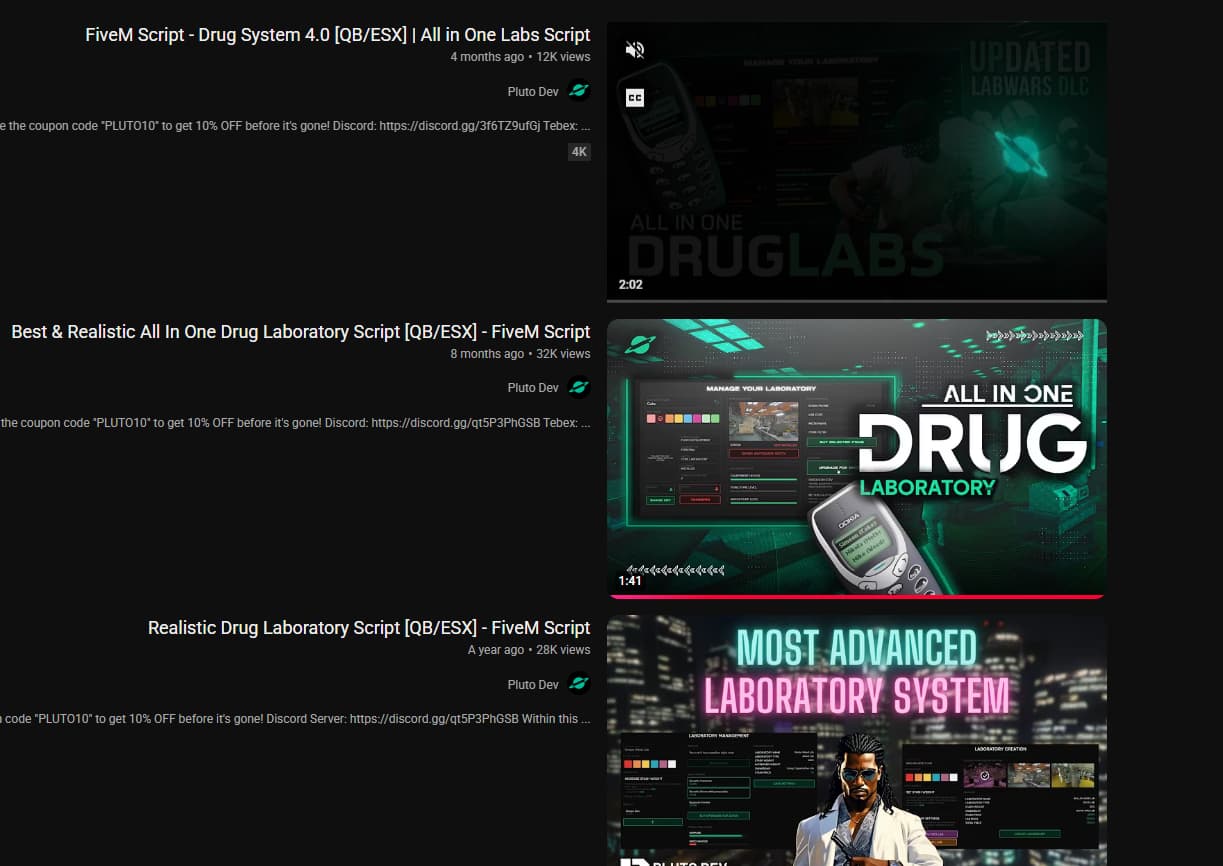 🚨 NEW | All-in-One Drug Laboratory Script – Weed, Meth, Cocaine Labs ...