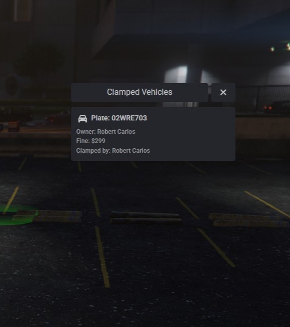 [Paid] [ESX/QBCore/QBox] Wheel Clamper Script | Lock Any Vehicle ...