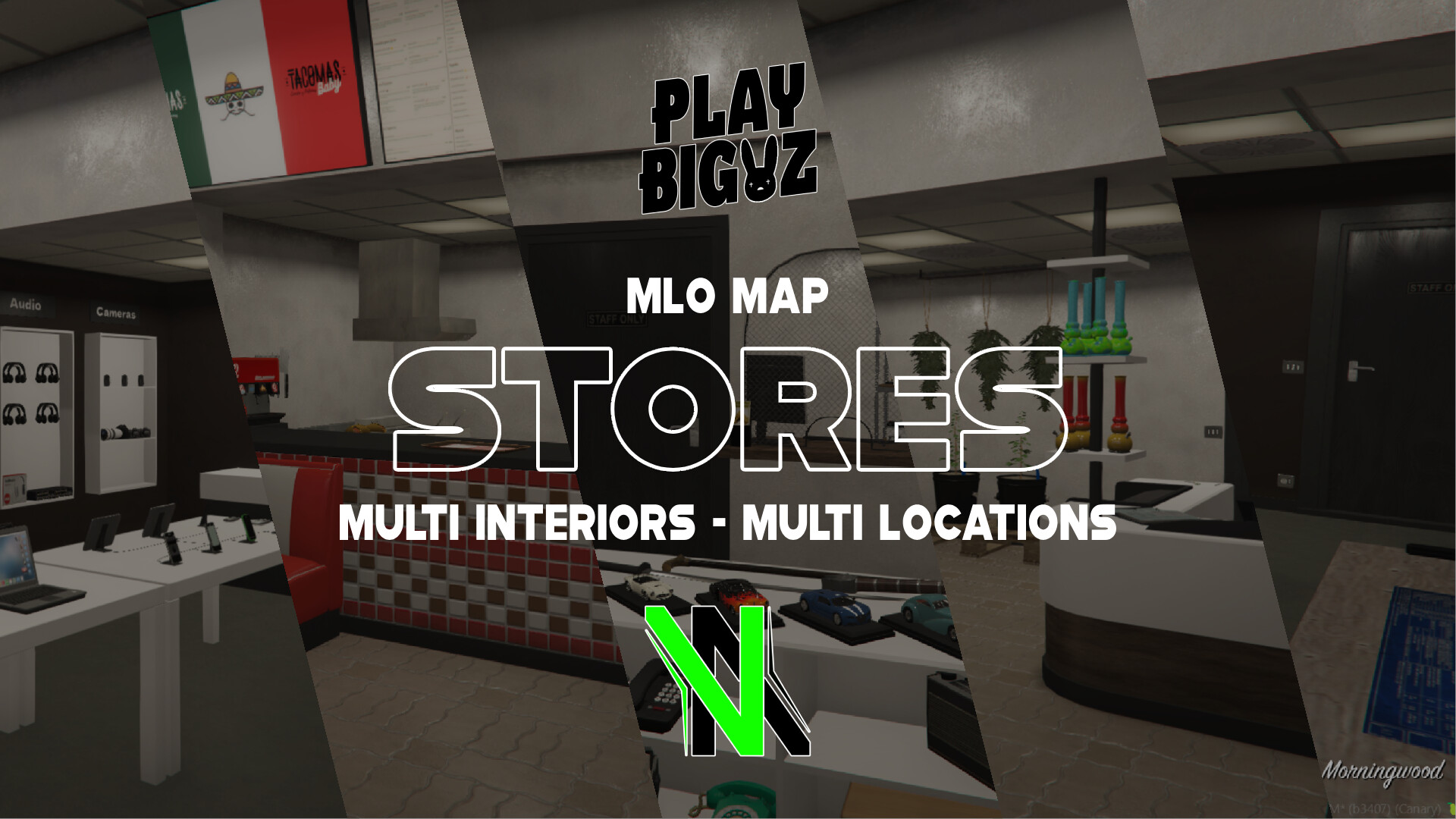 [MAP] [PAID] Stores | WeedShop, FastFood, PawnShop & Digital Den [FiveM MLO Map] - FiveM ...
