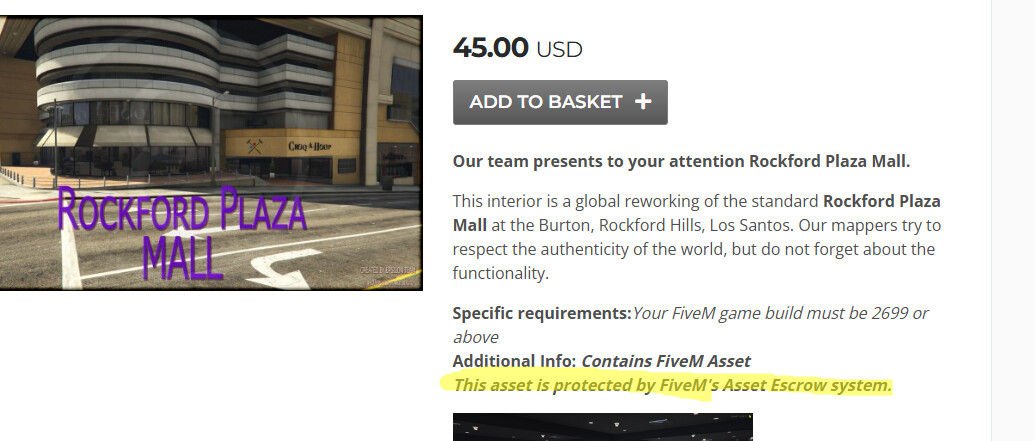 [PAID] [MLO] Rockford Plaza Mall - FiveM Releases - Cfx.re Community