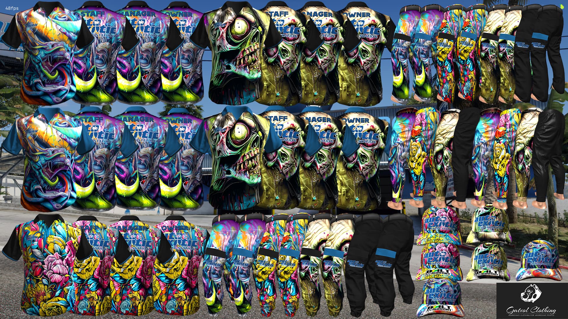 Auto Exotic Graffiti Bundle For male and female [Lore Friendly] [On ...