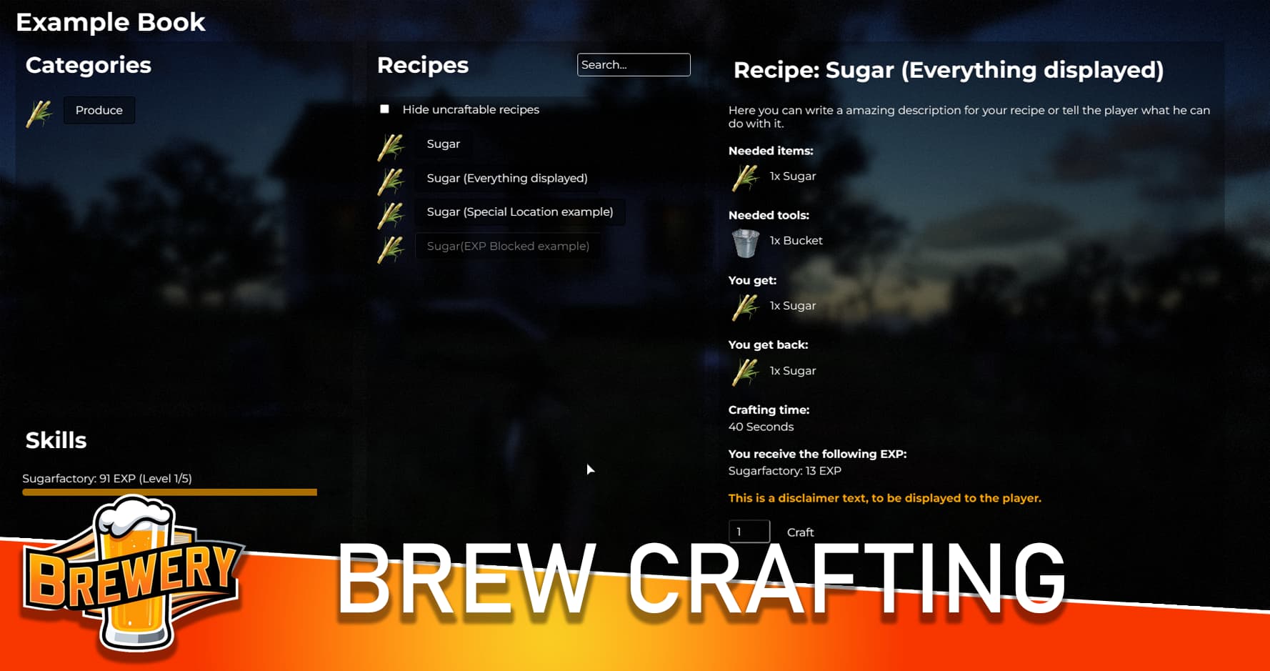 NOW FOR RSG Brew Crafting The Most Advanced Crafting Script For RedM PAID RedM Releases