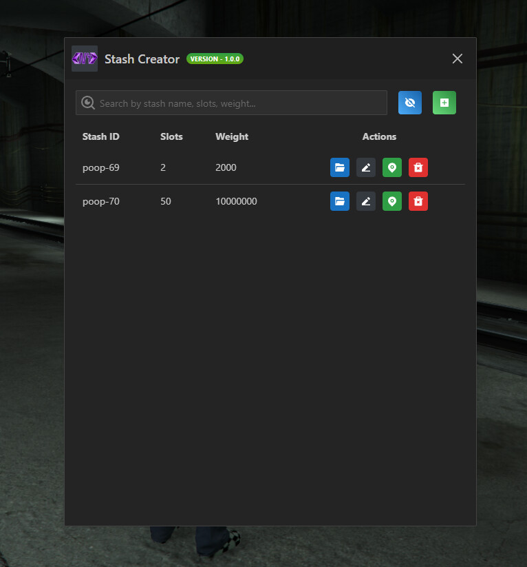[ESX/QB/QBX] Stash Creator | Stash Viewer | View Stashes in DB in Game ...