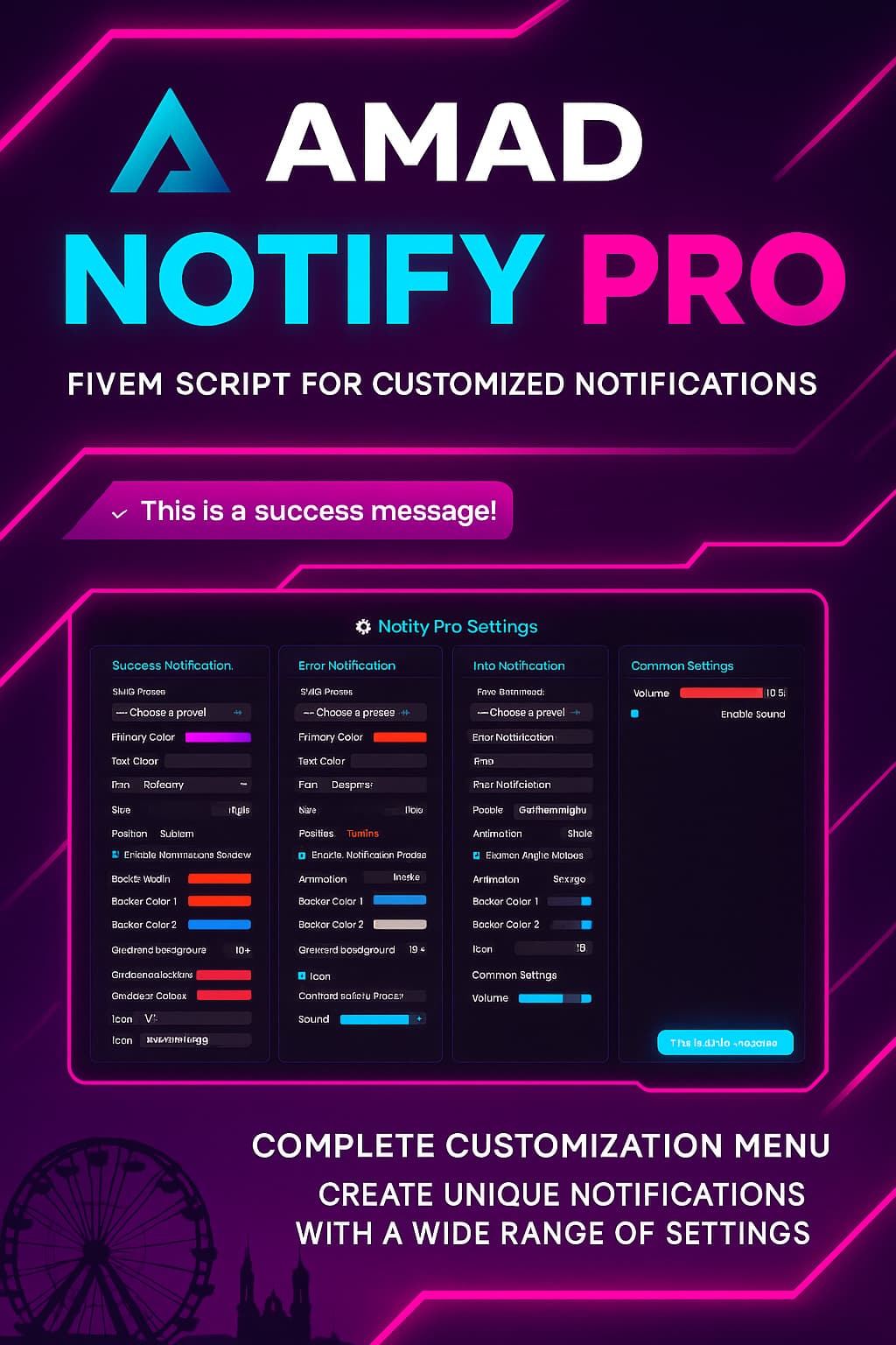 [STANDLONE] NOTIFY PRO [AMAD SCRIPT] Transform Your FiveM Server with ...