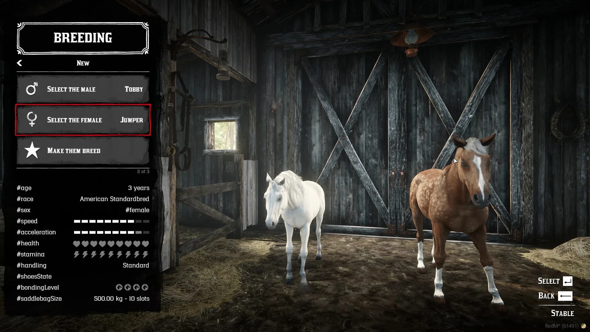 Horse breeding - Unique coat, statistiques, - RedM Releases - Cfx.re Community