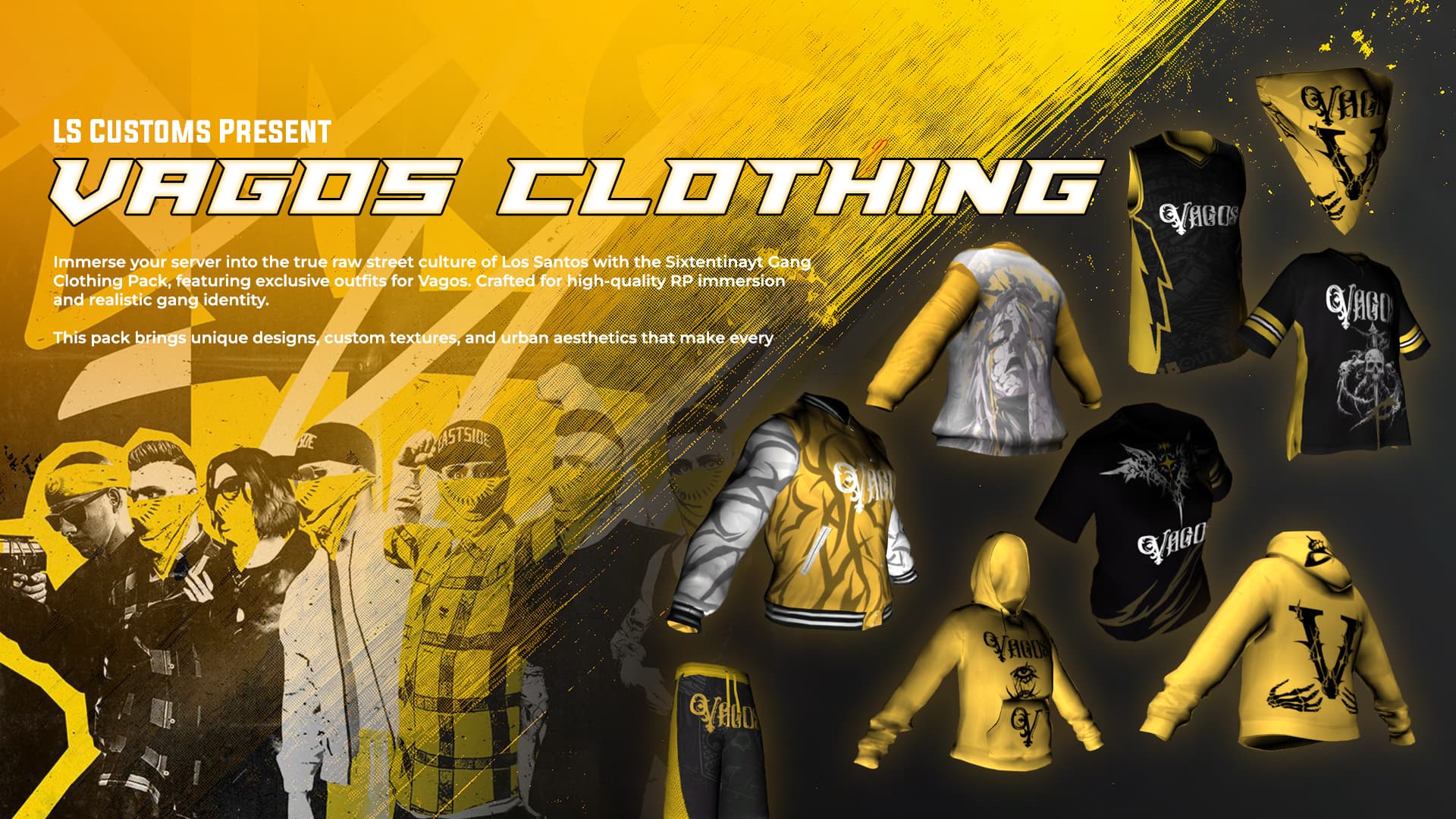 Vagos Clothing Mega Pack – FiveM - FiveM Releases - Cfx.re Community