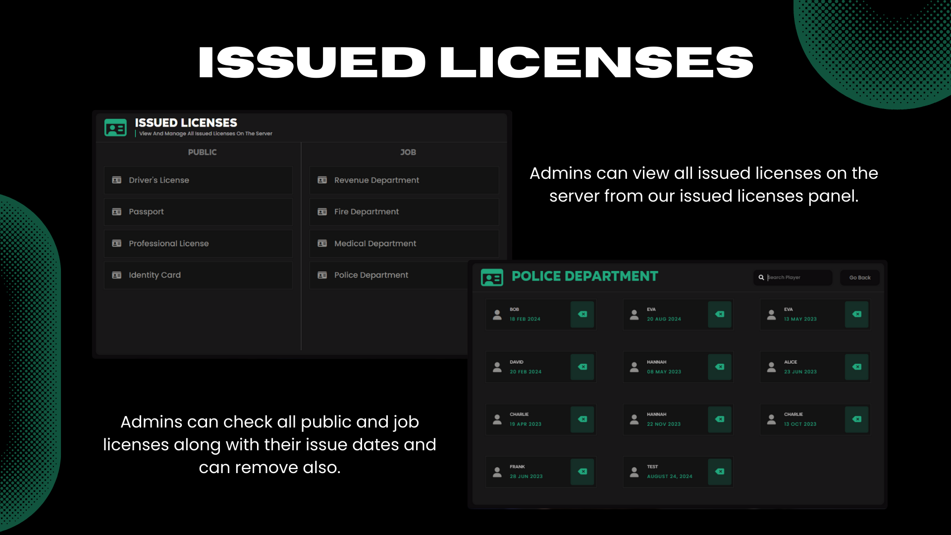 Ultimate License System | One and Only - FiveM Releases - Cfx.re Community
