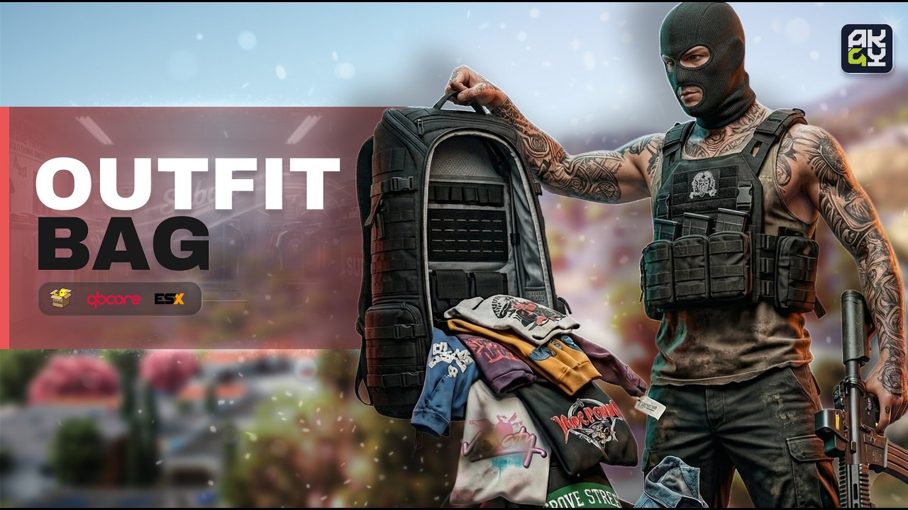 Outfit Bag System | Save & Carry Outfits Anywhere - FiveM Releases ...