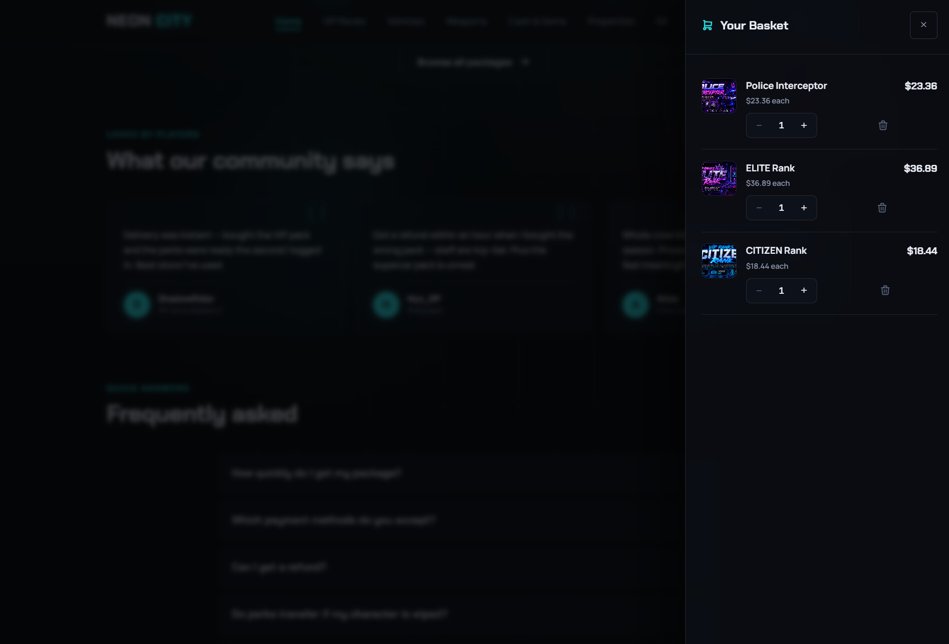 NEON CITY - Premium Cyberpunk Tebex Theme | FiveM - RedM Releases - Cfx ...