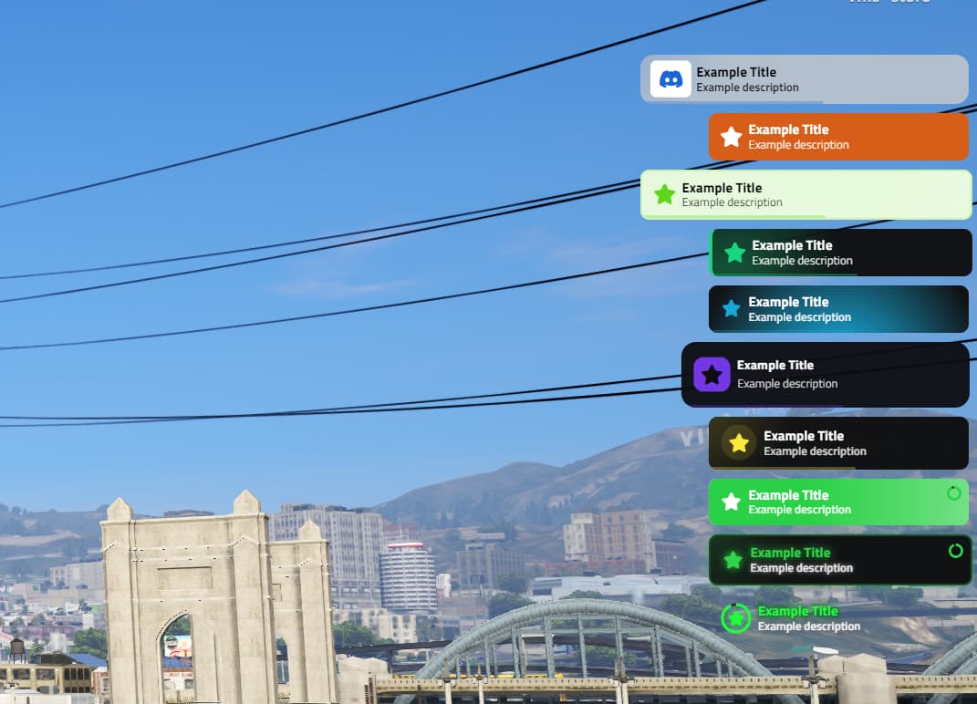 [PAID] VMS Notify V2 - Highly customizable notifications and UI parts - FiveM Releases - Cfx.re ...