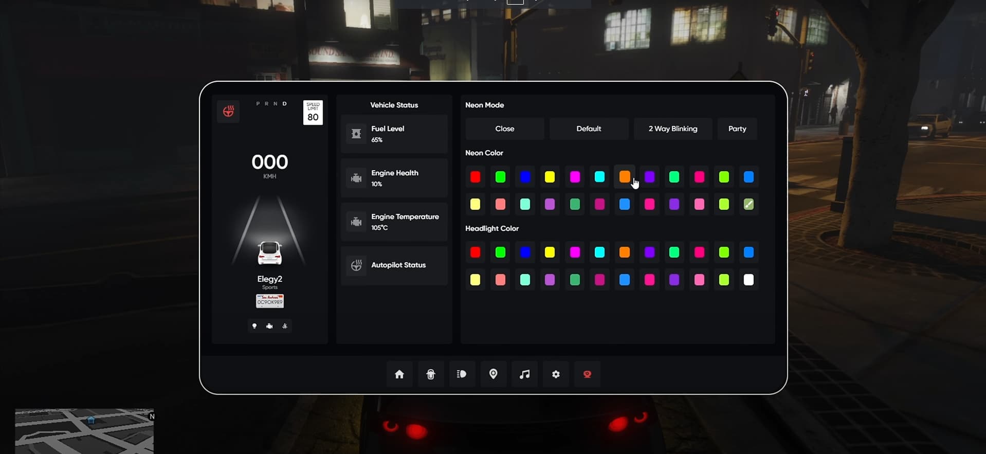 LD Car Tablet 💻 | Synchronized Music, Autopilot, Parking Camera - FiveM ...