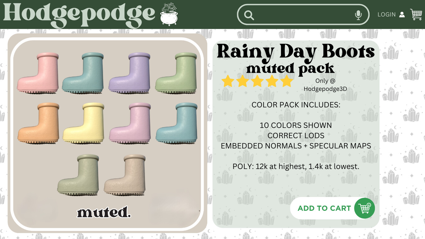 [paid] rainy day boots - 100% custom mesh + textures - FiveM Releases ...