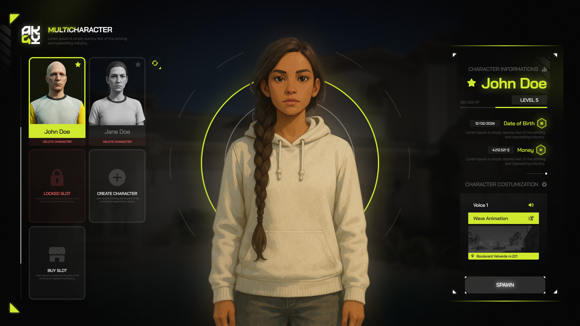 Multicharacter | Character Voice, Animation, Levels & Tebex Slot Sales ...