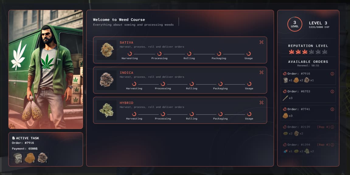 [ESX - QB - QBX] Weed & Drug Production - FiveM Releases - Cfx.re Community