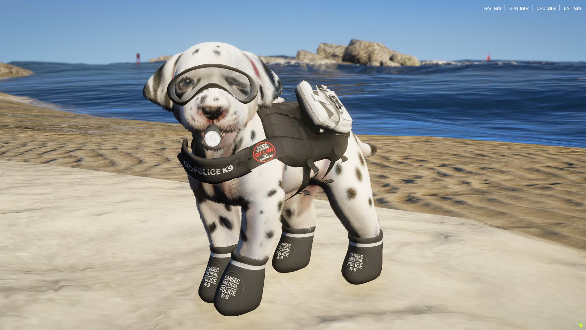K9 Dalmatian Puppy - Multi-Service Working Dog Ped for FiveM / GTAV ...