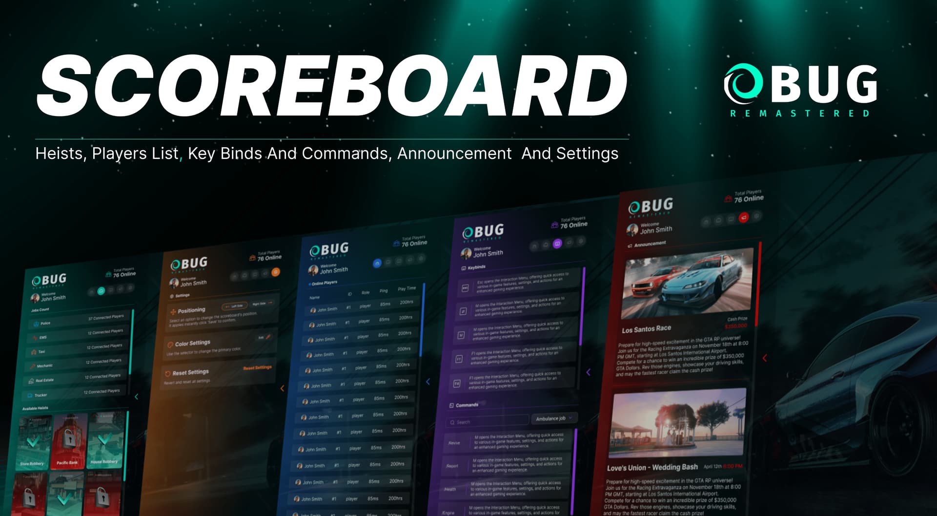 0BugScripts Scoreboard - Customizable UI, Discord Integration & More ...