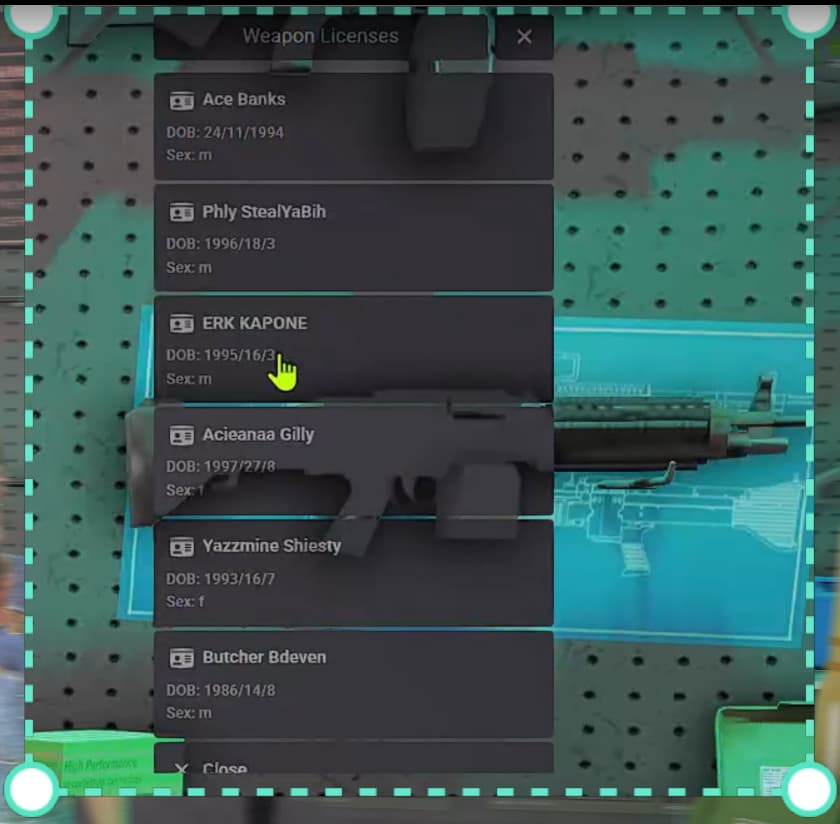 [PAID] BXE Gun Control | Advanced Weapon Shop, License System, Stock ...