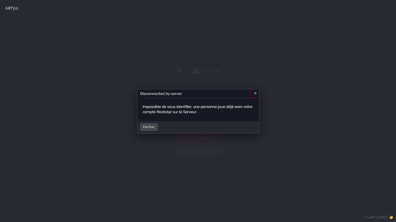 Same character on different fivem account cant play together with my ...