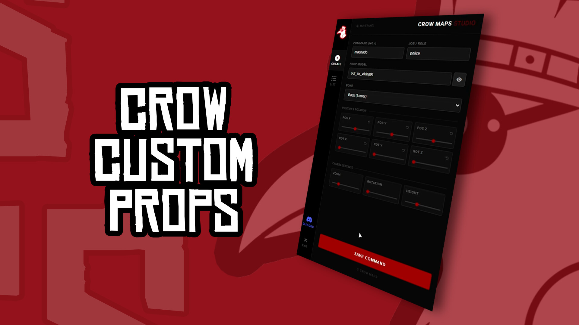 [VORP Core] Create Custom Props | Crow Maps - RedM Releases - Cfx.re ...