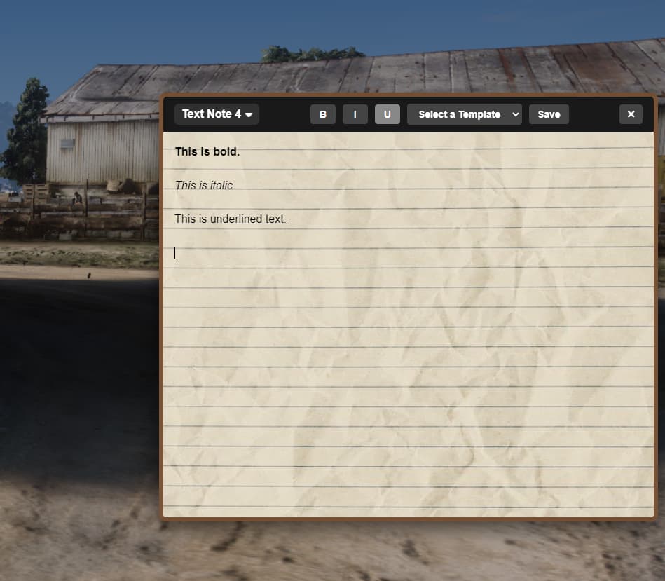 [Standalone] Advanced Notepad Script [Paid] - FiveM Releases - Cfx.re ...