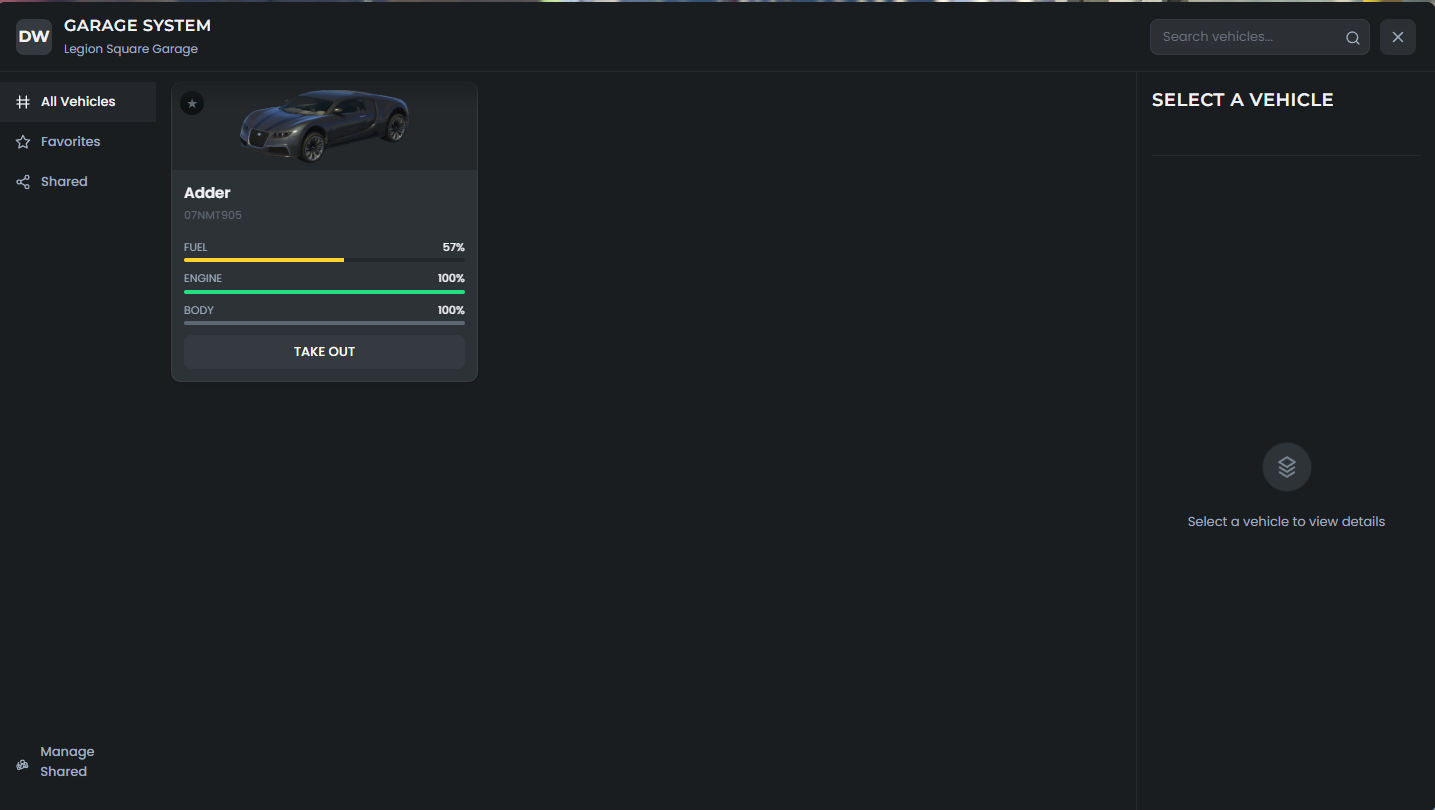 [QBCore] - Advanced Garage System - FiveM Releases - Cfx.re Community