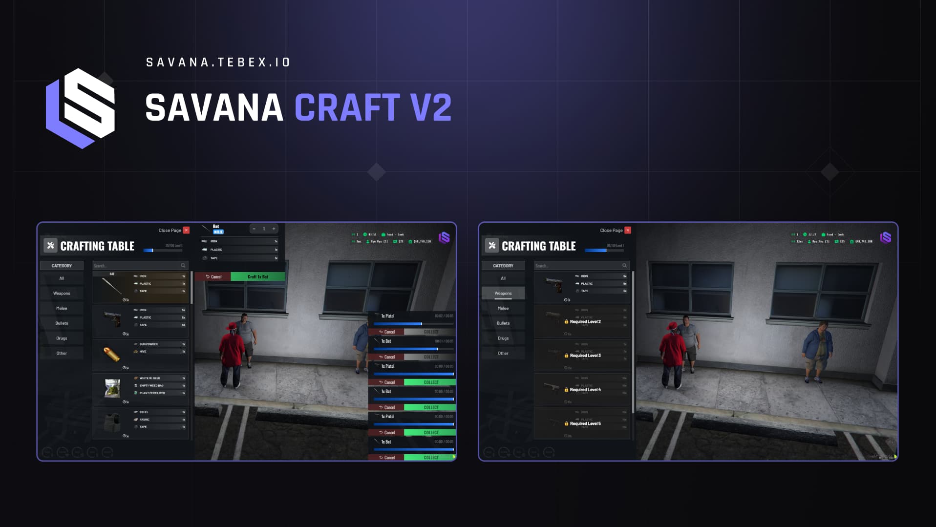 [SAVANA] Craft V2 [QB/ESX/QBOX] - FiveM Releases - Cfx.re Community