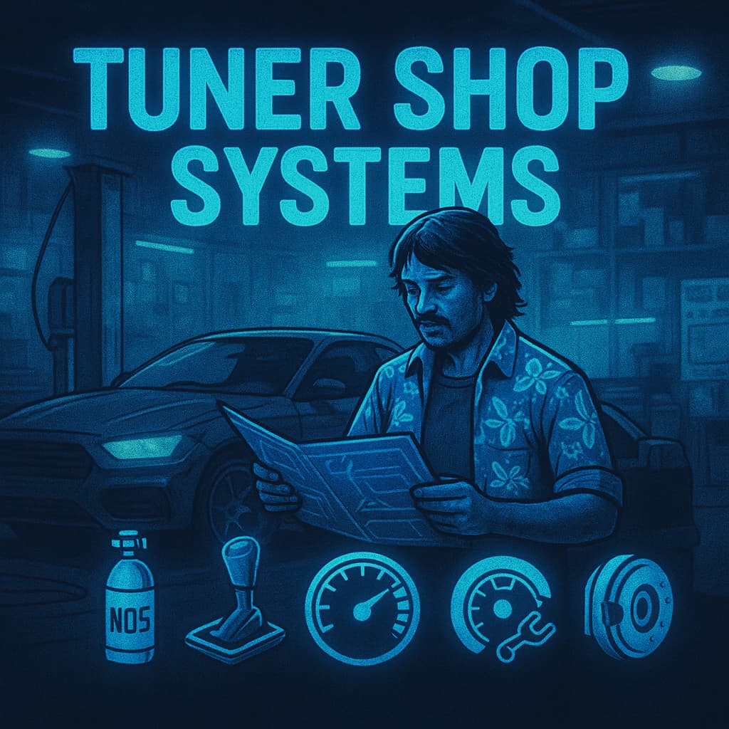 Tuner Shop Systems [ESX, QB, QBOX] - FiveM Releases - Cfx.re Community