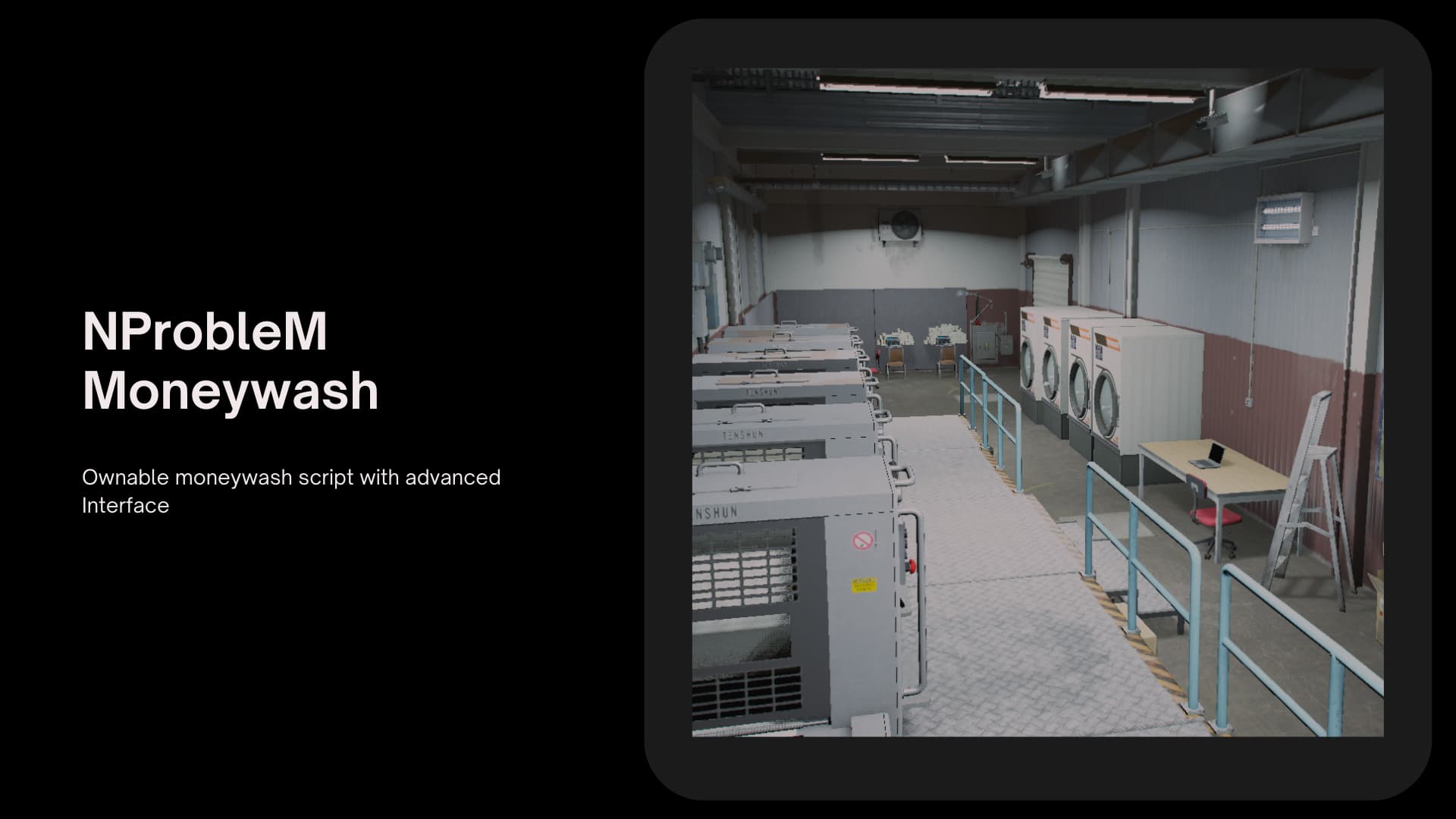 [PAID] NProbleM Moneywash (Realistic Ownable Moneywash) [QBCORE, ESX ...