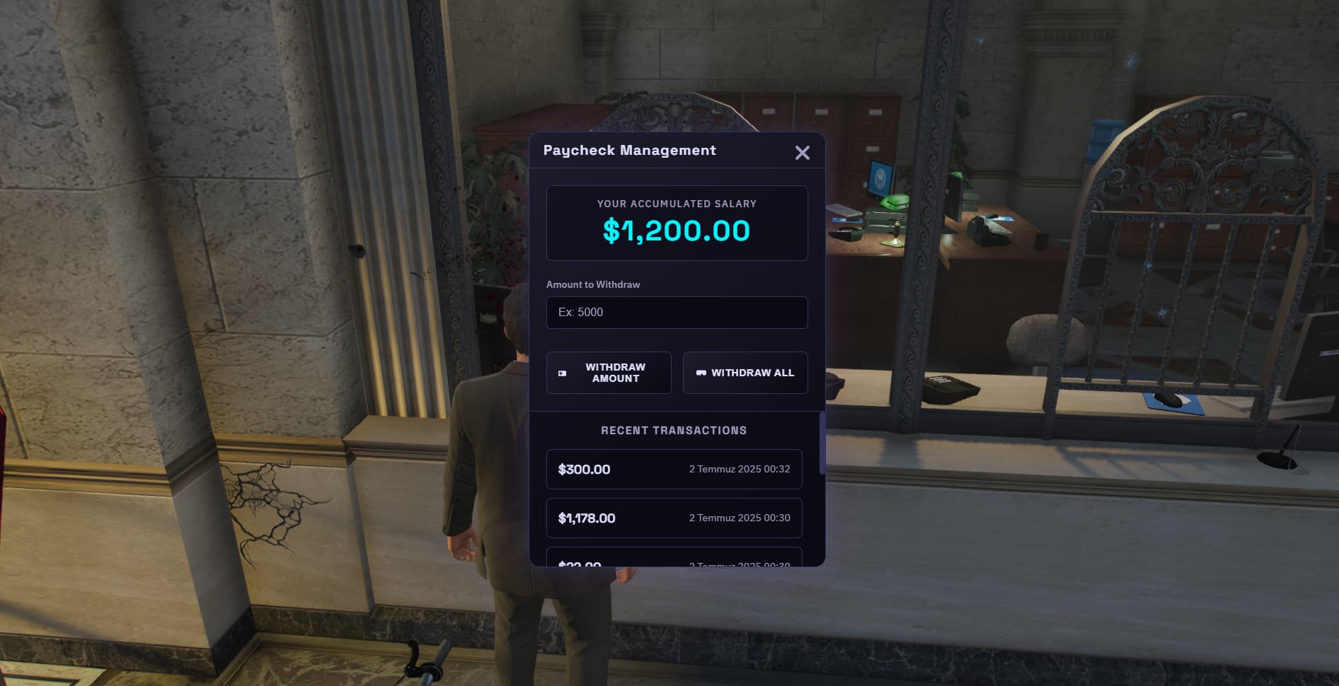 Bitline Banking + Paycheck System | QBCore & ESX | Modern Banking System - FiveM Releases - Cfx ...