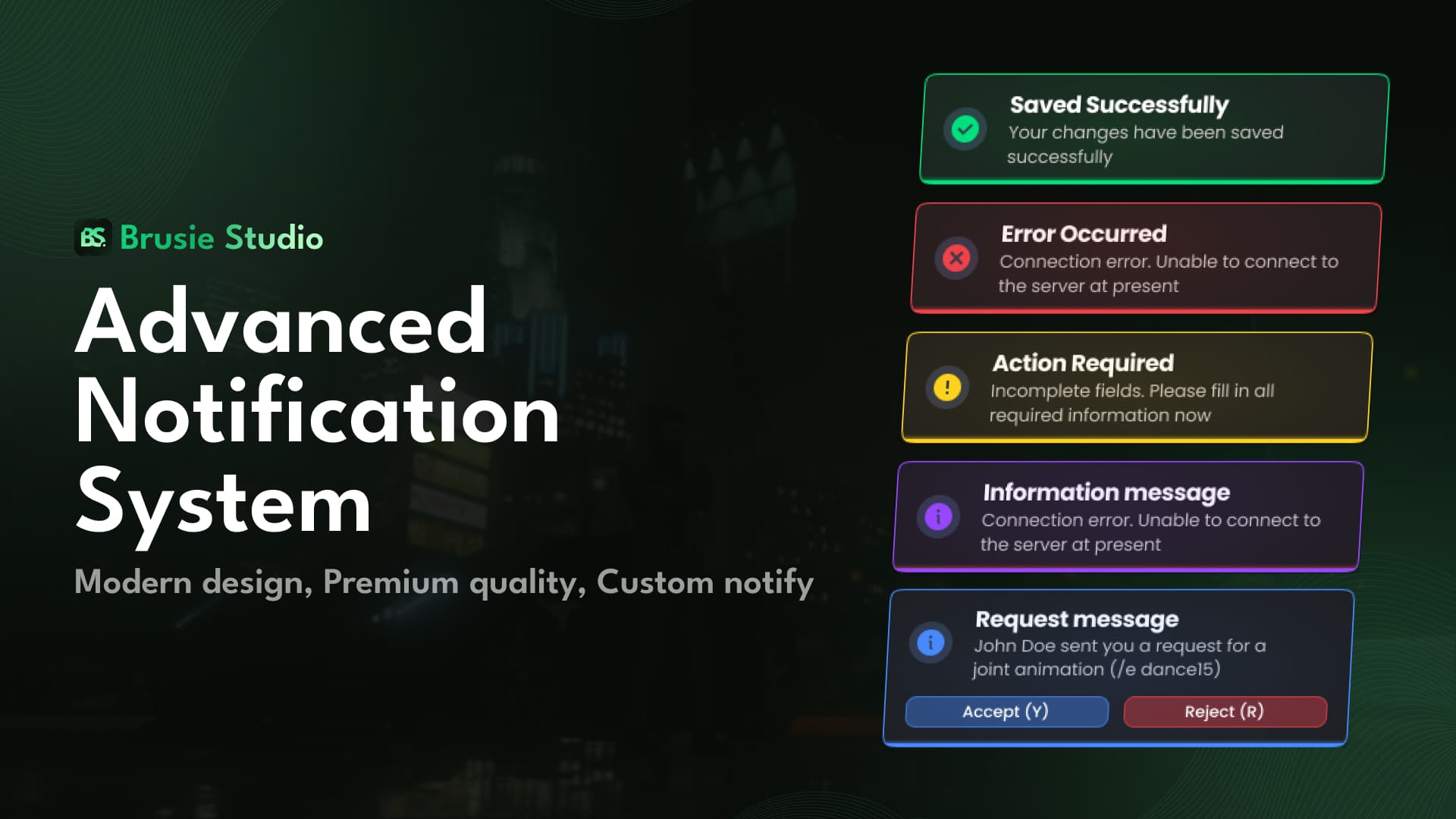 Advanced Notifications System | [ESX/QBCORE/QBOX/STANDALONE] [PAID ...