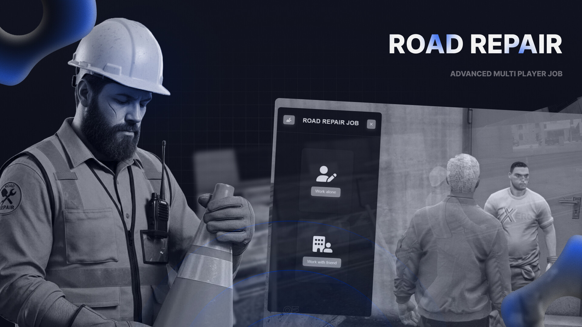 Road Repair Job [ESX/QBOX/QB] - FiveM Releases - Cfx.re Community