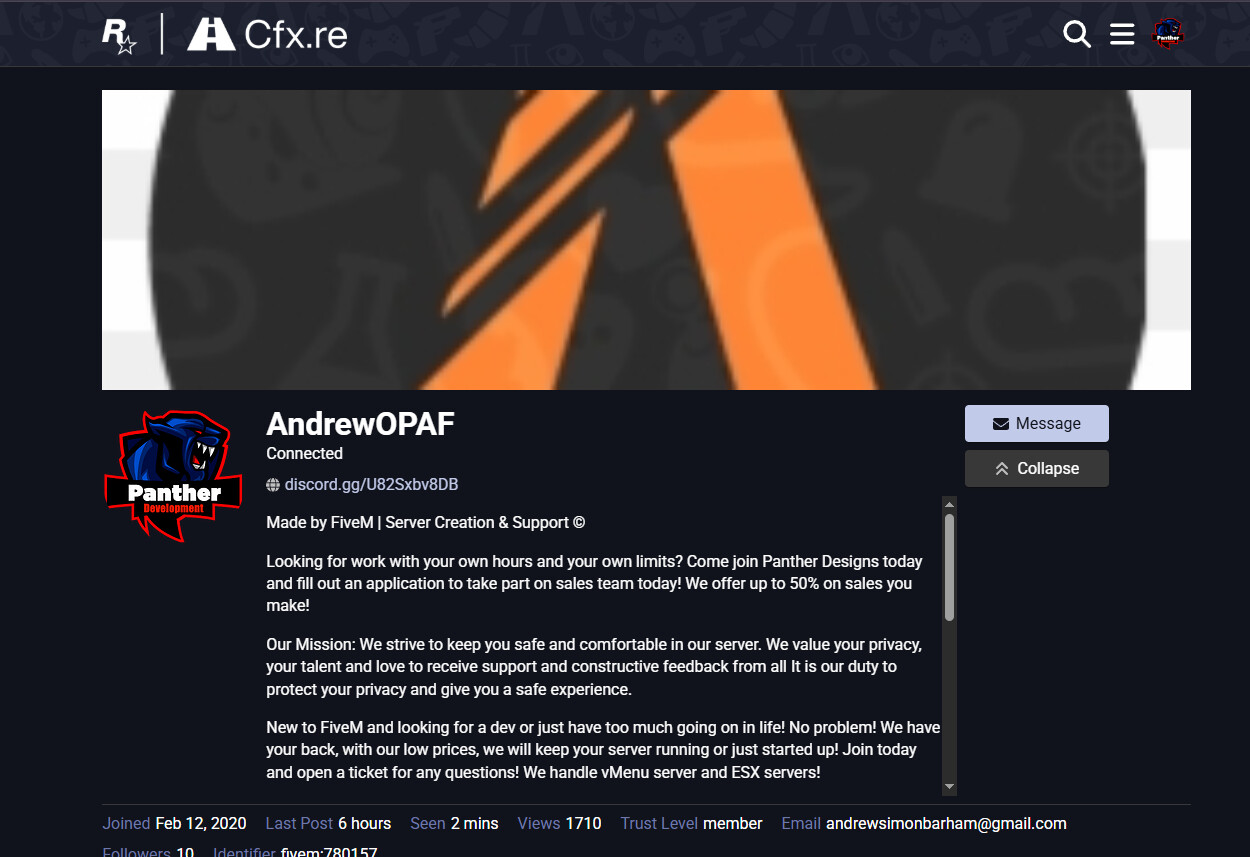 How do I change my description and cover photo? - FiveM Discussion ...