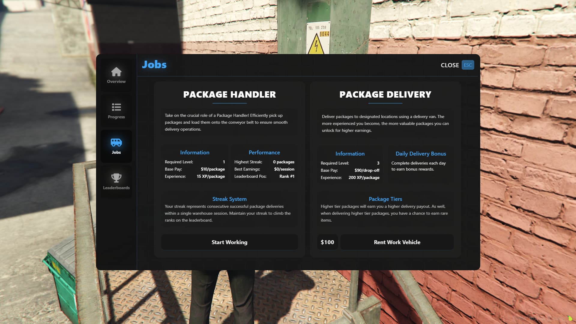 Go Postal Job System | 2 In 1 Job | QBCore ESX QBOX | 2025 - FiveM ...