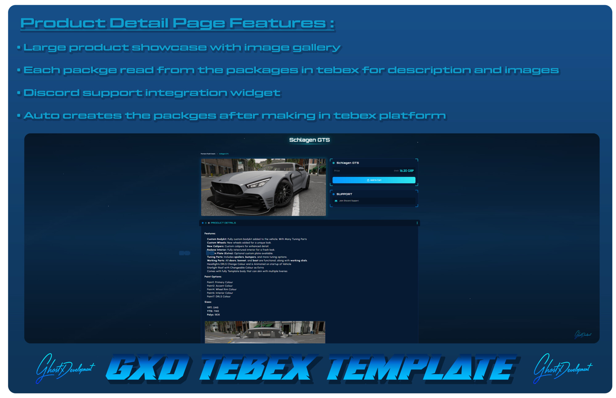 GXD Blue Futuristic Tebex Template - FiveM Releases - Cfx.re Community
