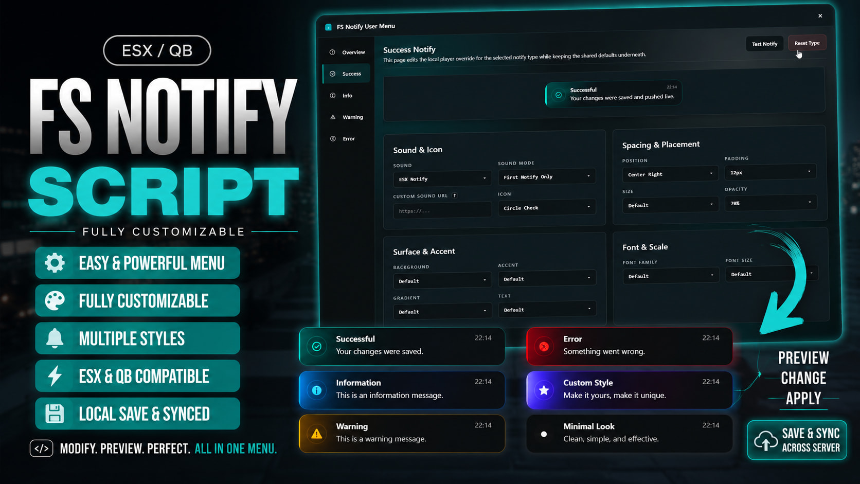 Notify - Player & Admin Notification Editor - FiveM Releases - Cfx Forum