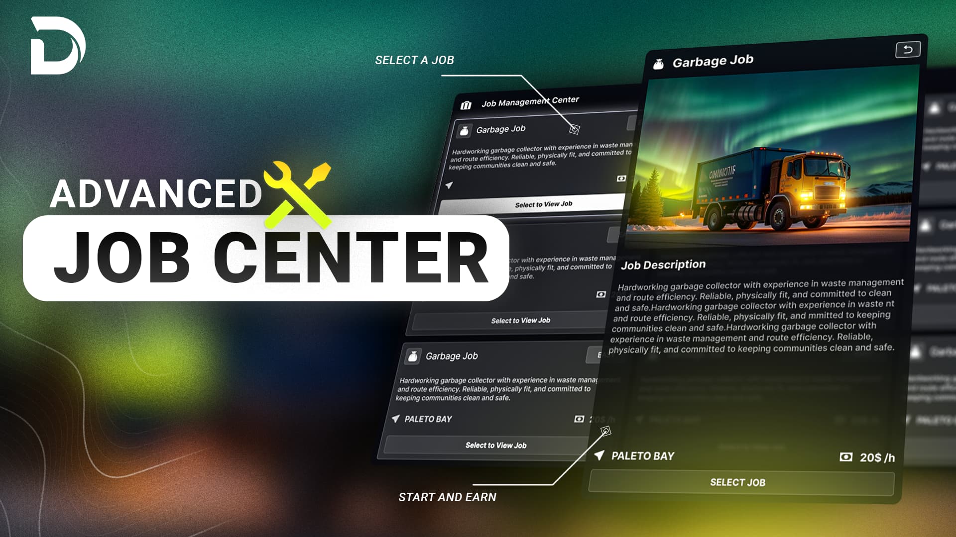 Advance Job Center V1 - FiveM Releases - Cfx.re Community