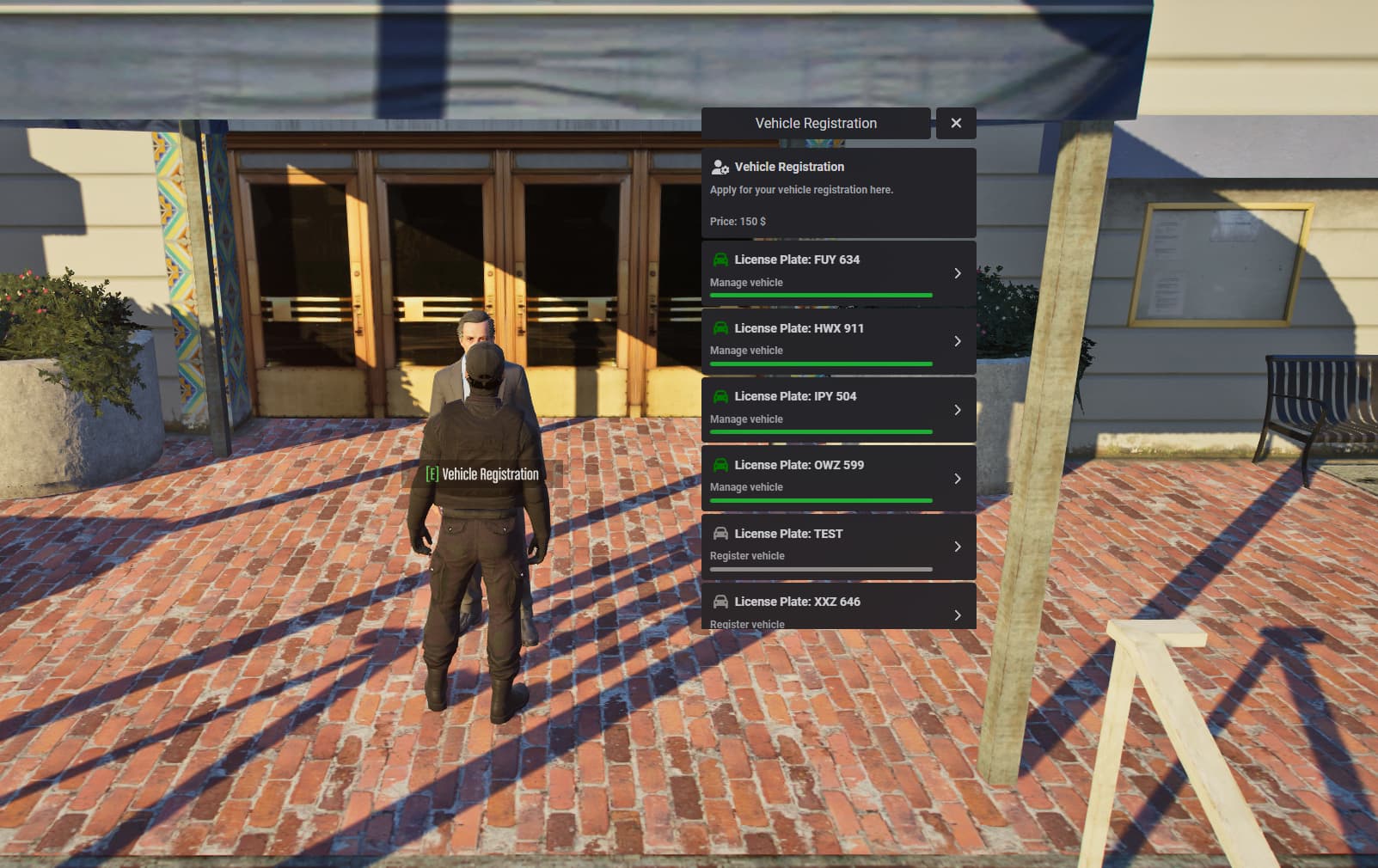 [PAID][ESX] Vehicle Registration - FiveM Releases - Cfx.re Community