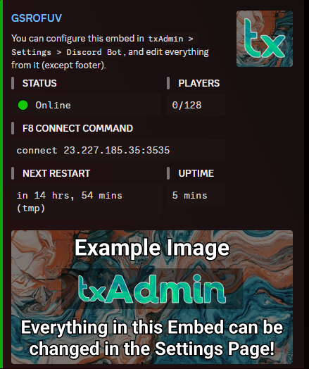 How can i add my logo to my txadmin Status - Server Discussion - Cfx.re ...