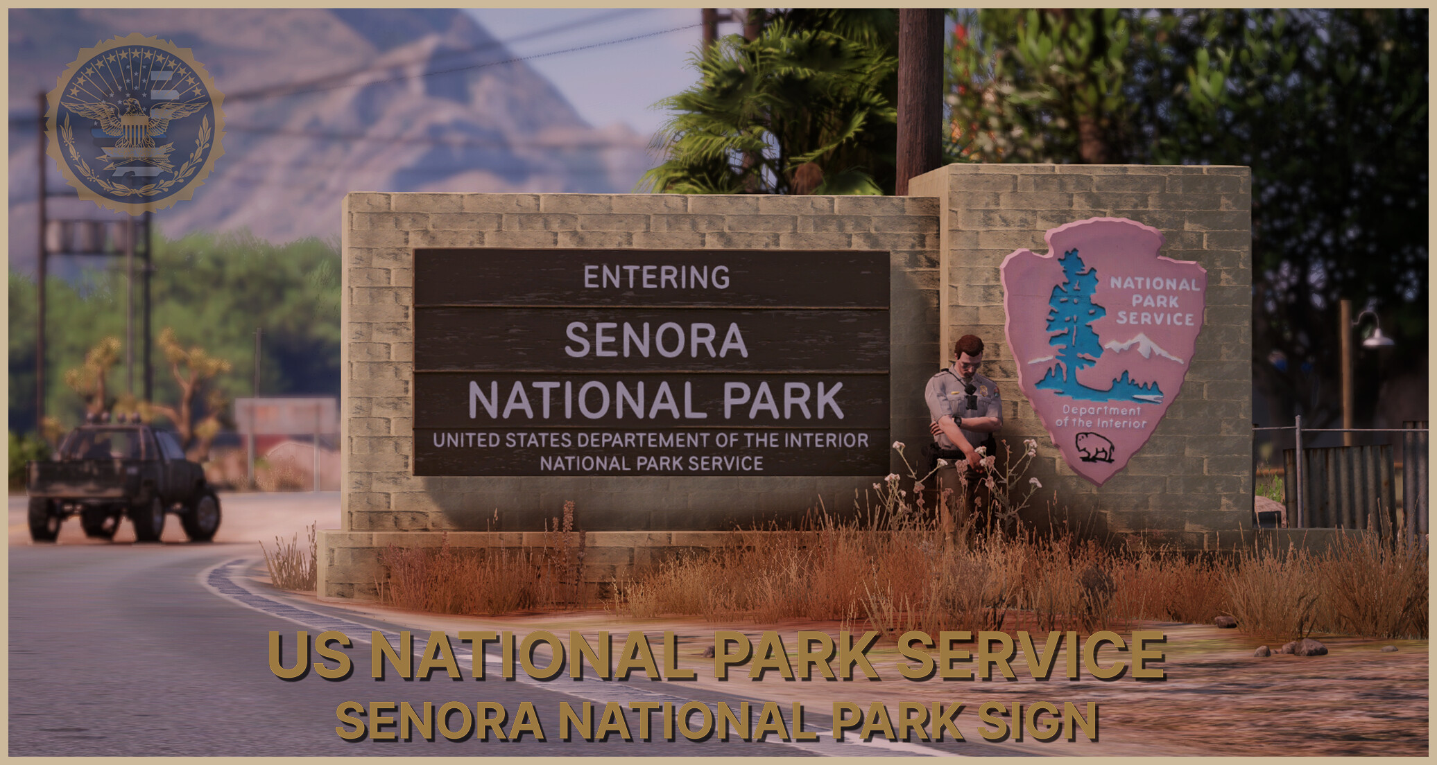 FREE - USNPS Senora National Park Sign - FiveM Releases - Cfx.re Community